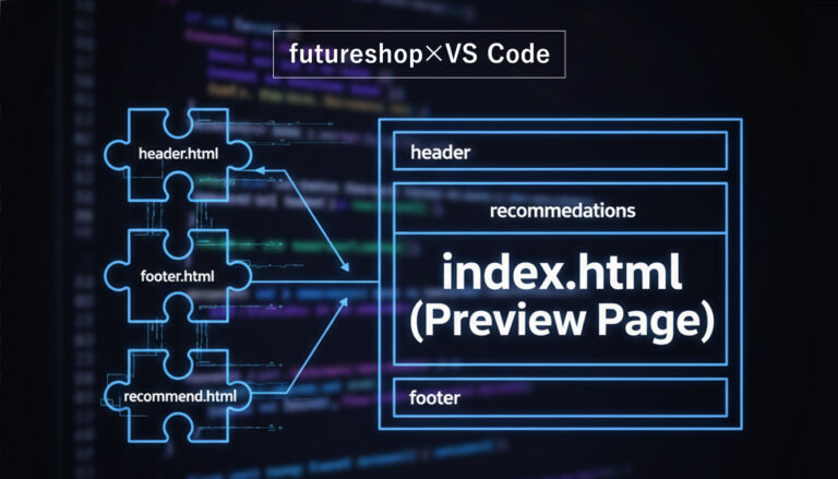 VScodeでfutureshopパーツ管理を劇的に効率化！ローカル擬似プレビュー環境構築ガイド | mimihokuroの小耳にはさむ話